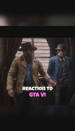 Реакция Артура Моргана на GTA 6 #shorts