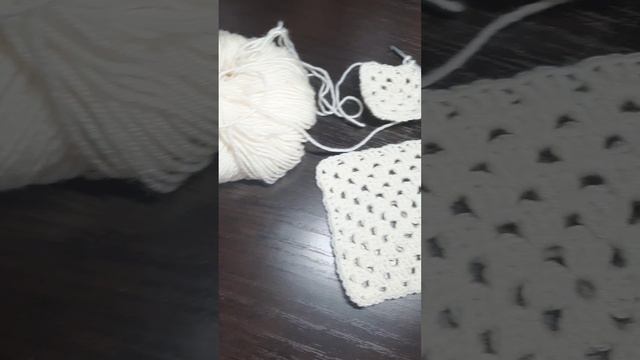 ✅️ вяжу бабушкин квадрат впервые