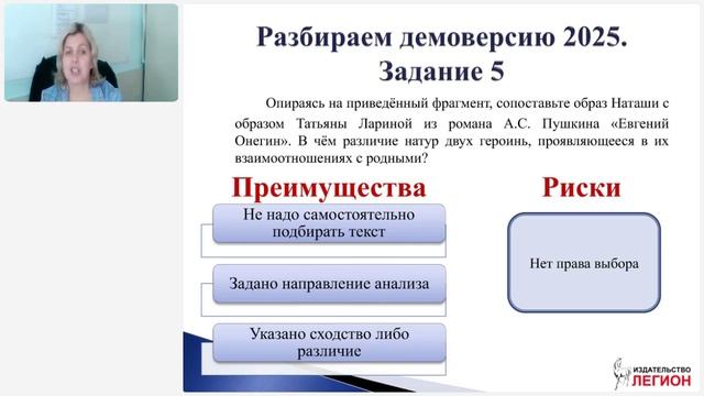 Новая экзаменационная модель ЕГЭ по литературе на 2025 год