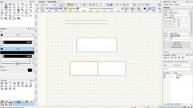 Vectorworks 3： Basic tools