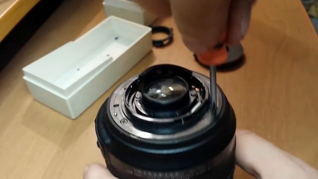 Замена байонета на объективе Nikon AF-S NIKKOR 18-105 mm 1_3,5-5,6G ED