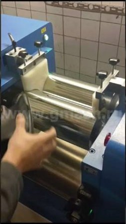 Испытание лабораторных вальцев ф160х350