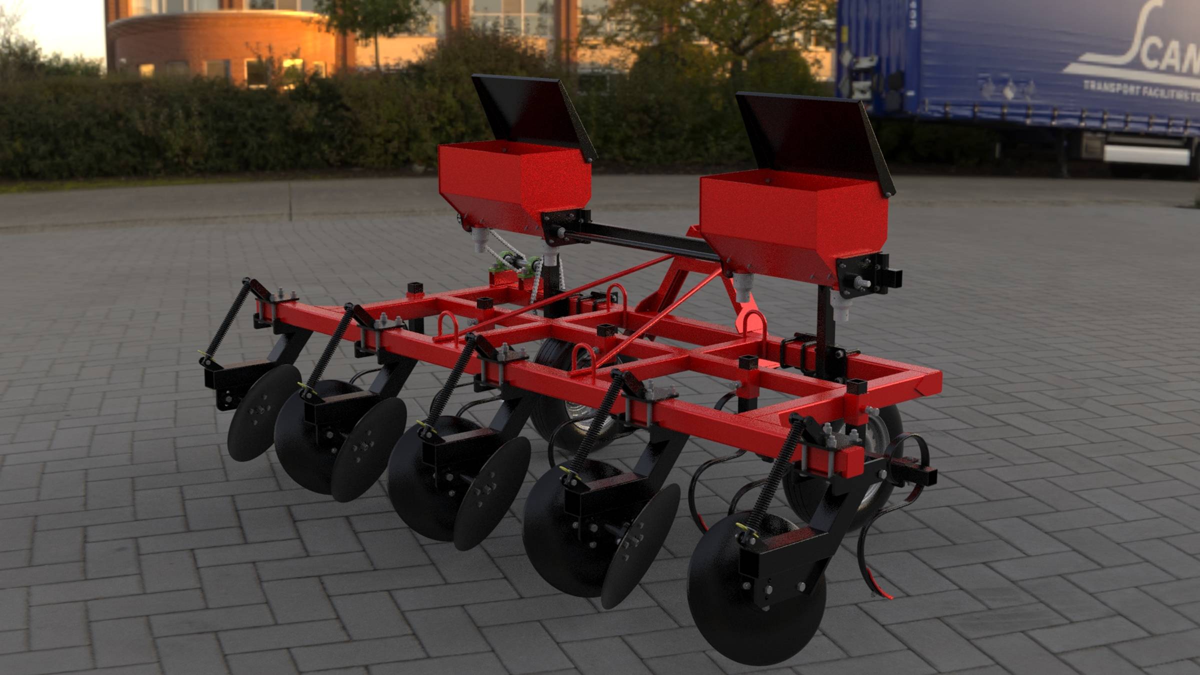 Дисковый окучник 4-х рядный для картофеля с внесением удобрения для мтз, т-40,  тел.  89189977949