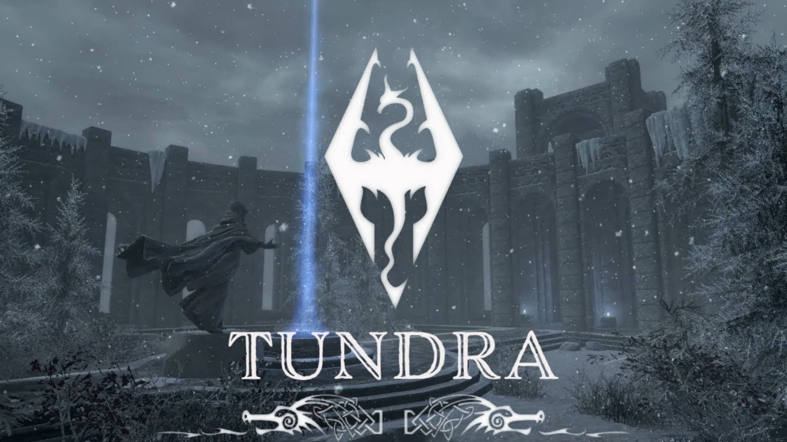 Tundra ｜ Snowy Skyrim Music & Ambience ｜ Three Hours from Skyrim's North
