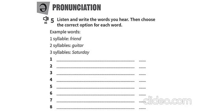 1 Prepare test 4 Plus pronunciation