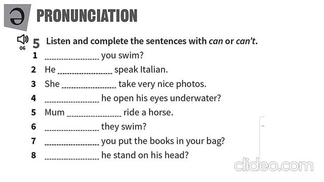 1 Prepare test 5 Standart pronunciation