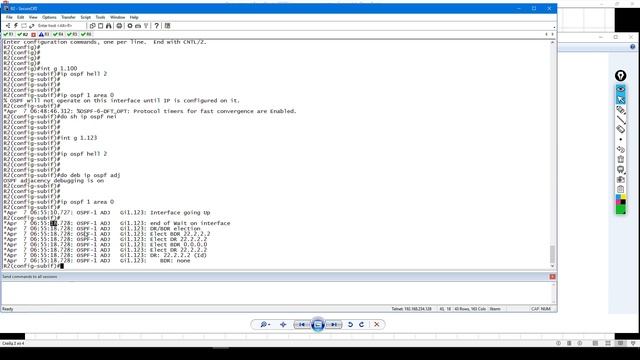 1.3 OSPF. Установление соседства. 2-way. Выборы DRBDR