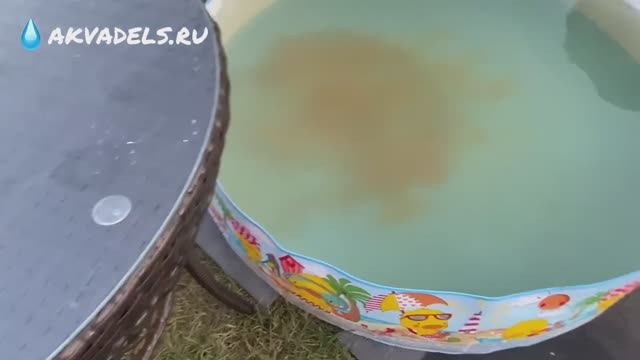 ЖЕЛЕЗО в бассейне  Реакция на перекись и хлор Эксперимент