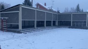 г. Воскресенск-Автоматические мягкие шторы для террасы ч 2