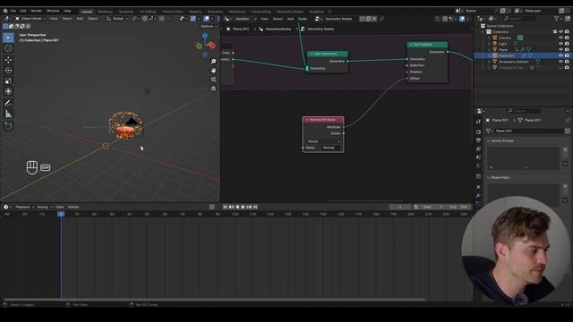 Slice Fruit With Geometry Nodes in Blender [Free Course_ Part 16]