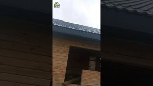 Закончили монтаж кровли и карнизов в Дмитриевке!
