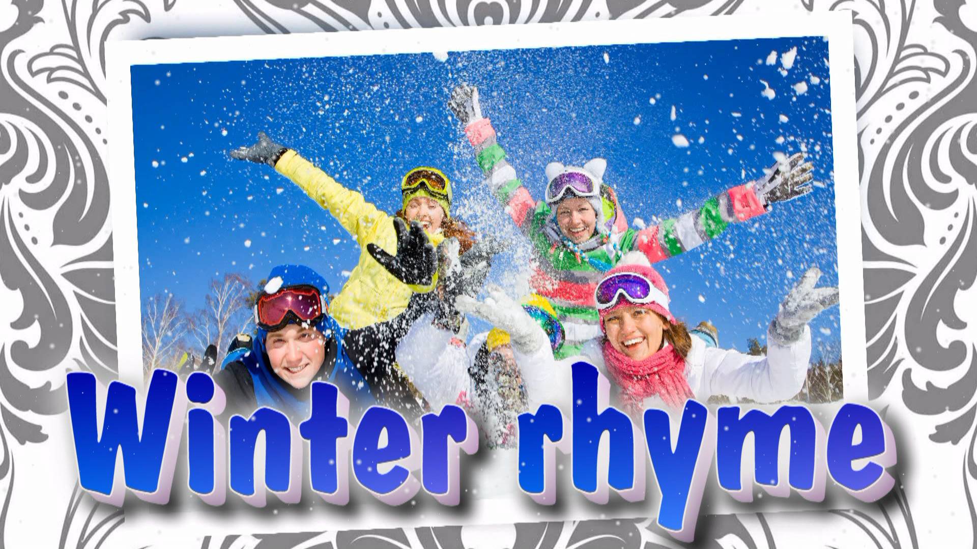 Winter rhyme - Sing and Speak English / Английский для начинающих