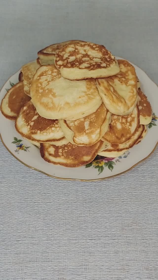 Оладьи с кефиром