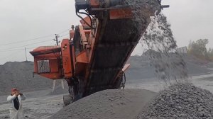 Запуск дробилки Terex Finval