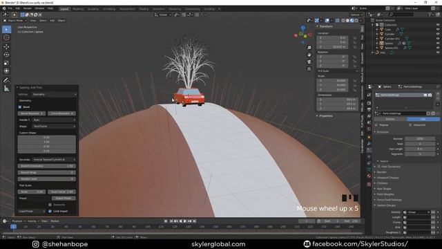 Create an easy seamless looping low poly car animation tutorial in blender 283 Intermedia