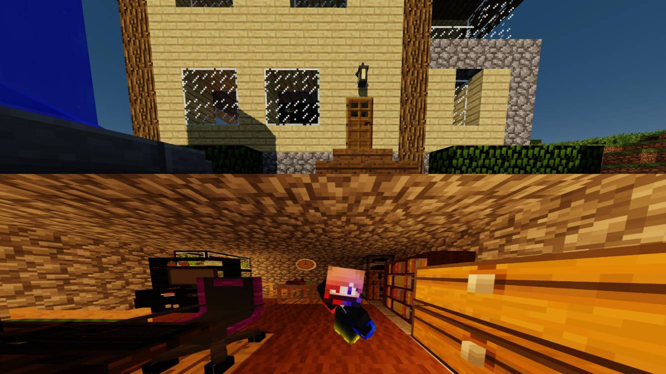 Мой подписчик построил свой дом в MineCraft