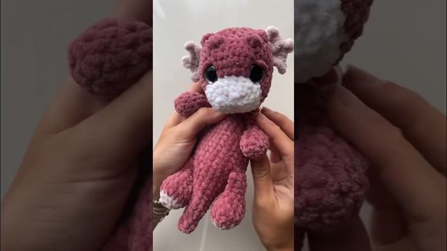 Малыш Драко🧡 #amigurumi #crochet #handmade #tutorial  #diy  #амигуруми #вязание #крючком #дракоша