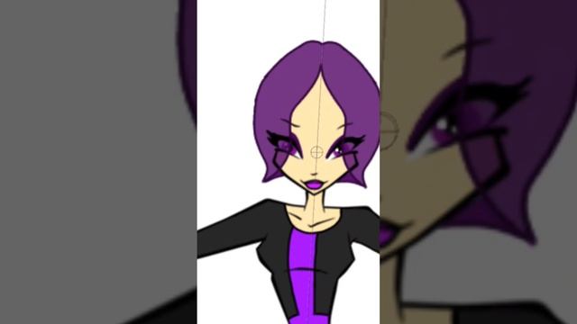 рисуй мою вторую сестру в стиле Винкс#Винкс # рисую#феиВинкс