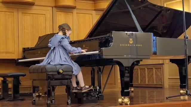 С. В. Рахманинов "Итальянская  полька" исп. Турсунова Олеся 7 лет