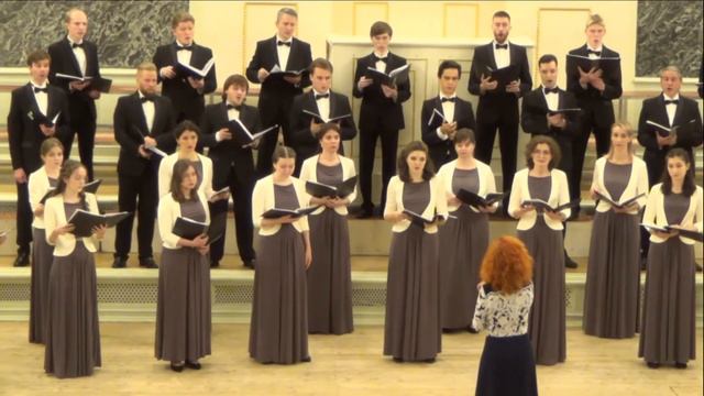 Сахновский "Херувимская песнь", исп. хор ЛЭТИ