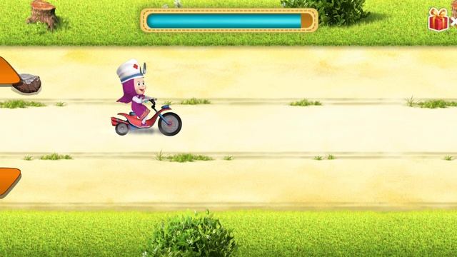 Мультфильм Игра для малышей Маша и Медведь