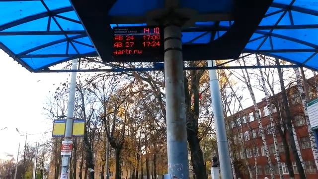 Видео Табло ITLINE™ на остановке в г. Ярославль