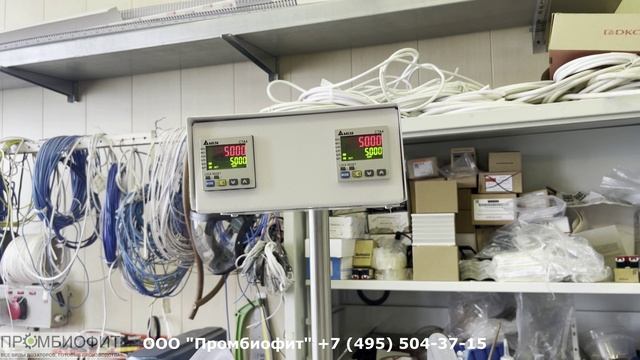 Работа дозатора по расходу ДУЭТ-Р с устройством укупорки УУ-3ПН производства ООО Промбиофит