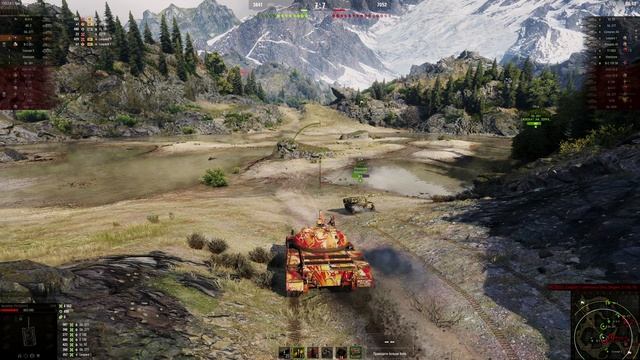 121B 8k+ урона #wot #worldoftanks #миртанков