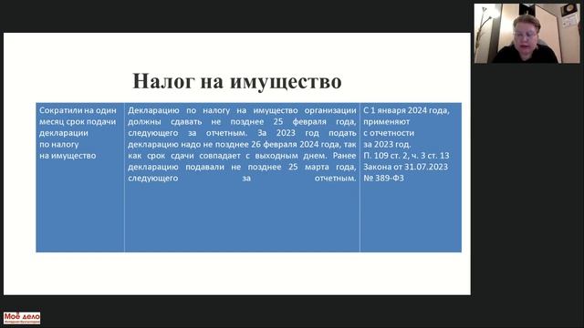 Вебинар ИПБР: Налог на имущество