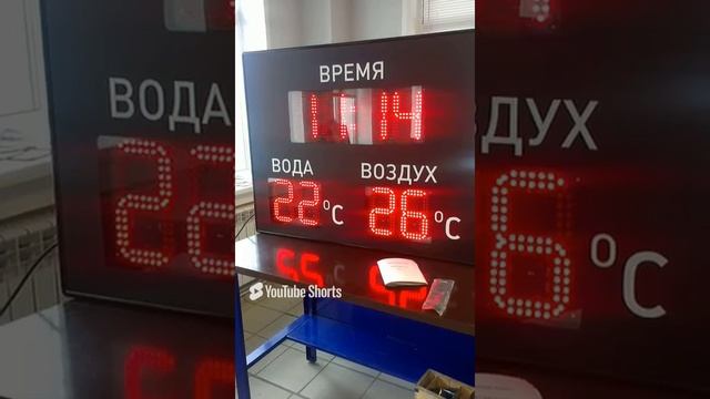 Табло-метеостанция ITLINE для аквапарка