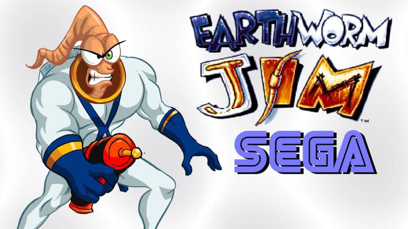 Прохождение игры Earthworm Jim - 1. (13 ЧАСТЬ) SEGA - HD Full 1080p.