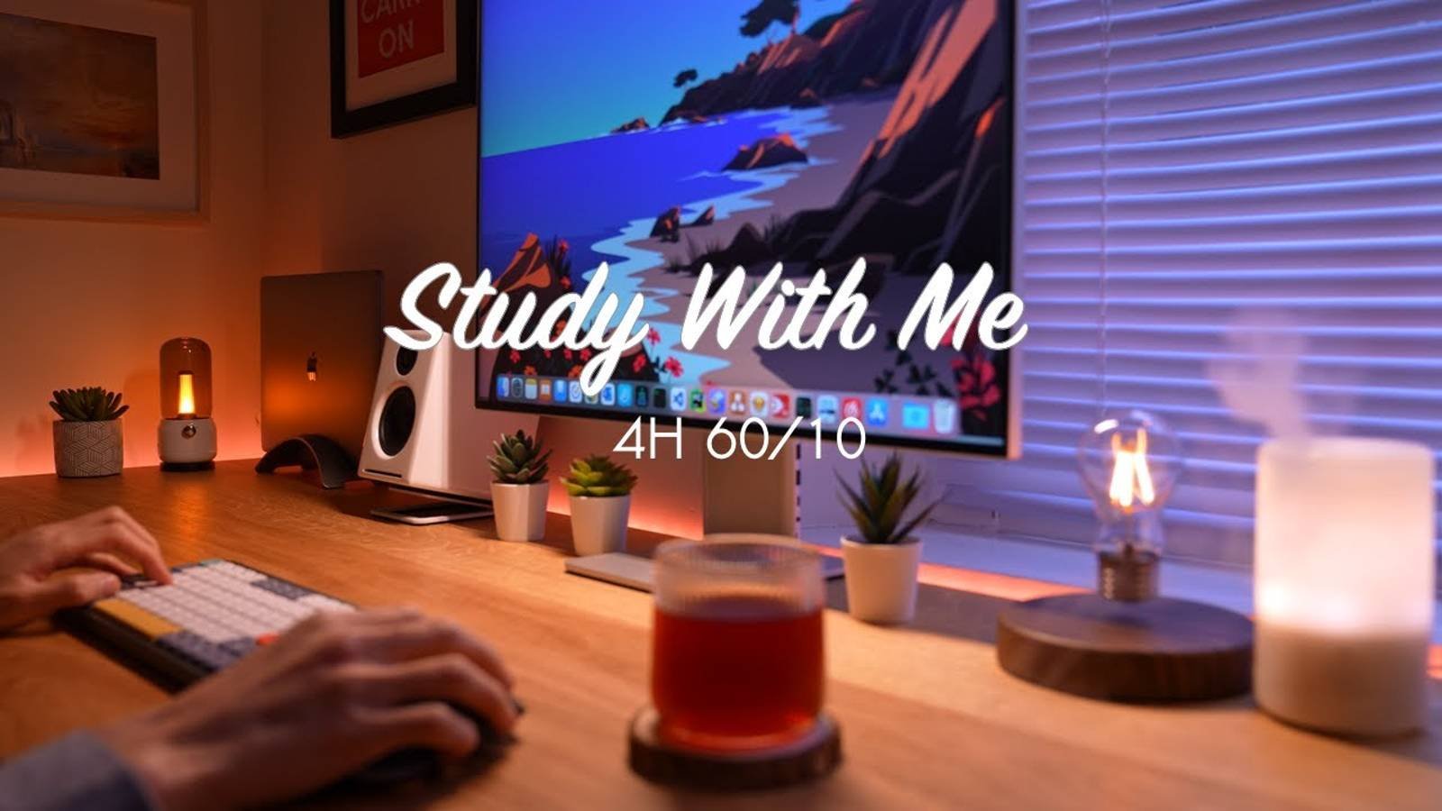 4-Hour Study with Me _ Pomodoro Timer 60-10 _ Lo-Fi Relaxing Music _ Day 136