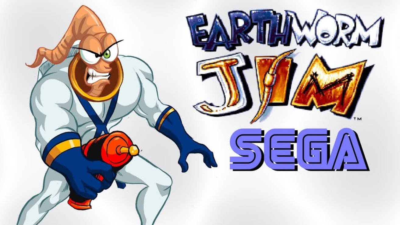 Прохождение игры Earthworm Jim - 1. (5 ЧАСТЬ) SEGA - HD Full 1080p.