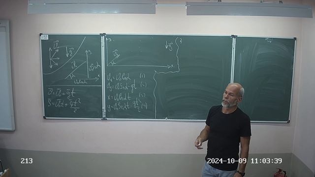 9 класс, бросок под углом к горизонту, 24-25