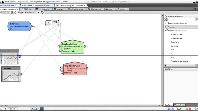 Алгоритмическая торговля в TSLab. Саро Микаелян - Курс 1. Занятие 8 / TSLab - Торговые роботы