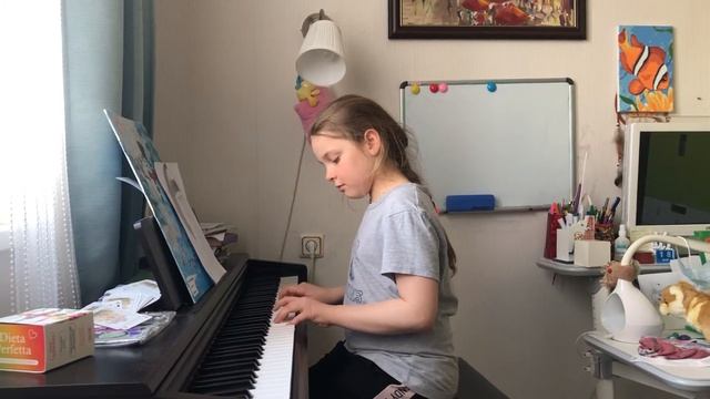 Этюд . Черни. Исполняет Вера Осипова . 2 класс Музыкальной школы Грига.