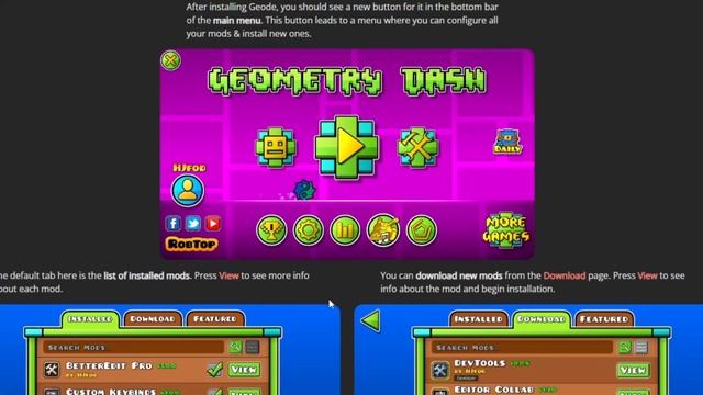 How to Install GEODE in Geometry Dash 2.2 - смотреть видео онлайн от ...