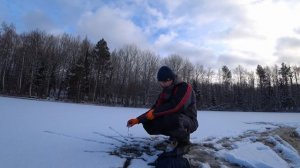 НЕ РИСКУЙТЕ! Первый лед. Рыбалка на окуня