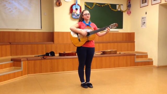 "Ноты", песня Ксении Поповой