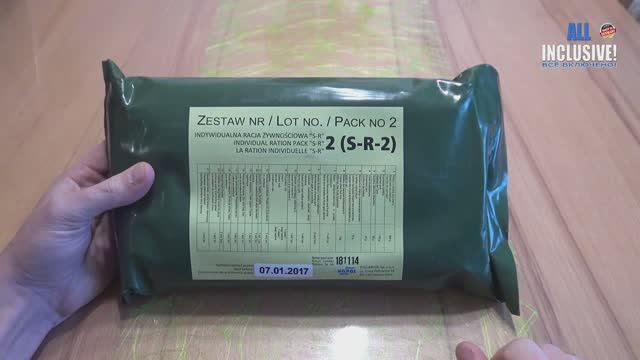 СухПай Польши ИРП Вар. 2  S-R-2 Разовый сухой паёк Польша.