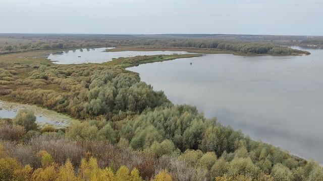 Окские просторы / Река Ока / Золотая осень / Павлово / Нижегородская область