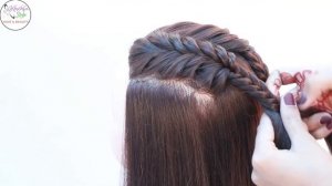4 pretty open hairstyle for party | fishtail braid - two bun hairstyle | front dutch braid hairstyl