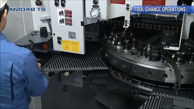 Координатно-пробивной пресс MURATEC MOTORUM 2048TS Смена инструмента