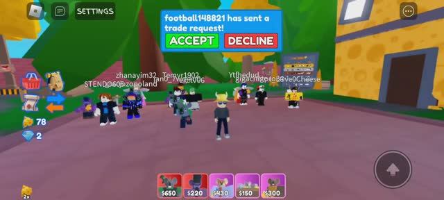 Я играю в (Roblox) в сыр т.д.!