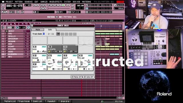 A preview of Vocoding with the MV-8800 - a promo for the live show of Sunday 20 March