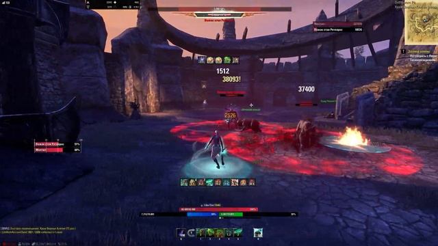 ESO: Oathsworn Pit (Храм Верных Клятве - Вожак стаи Ретелрос) - first boss,  hardmode, solo
