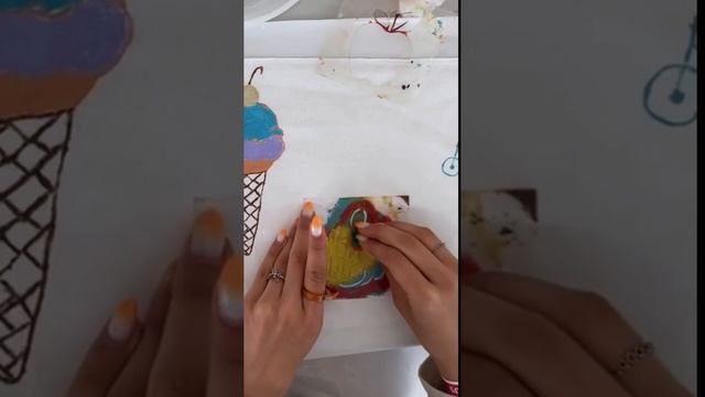 Мастер-класс "Банданы 70х70 см, платки роспись красками по ткани" от "Мастер Поделкин"