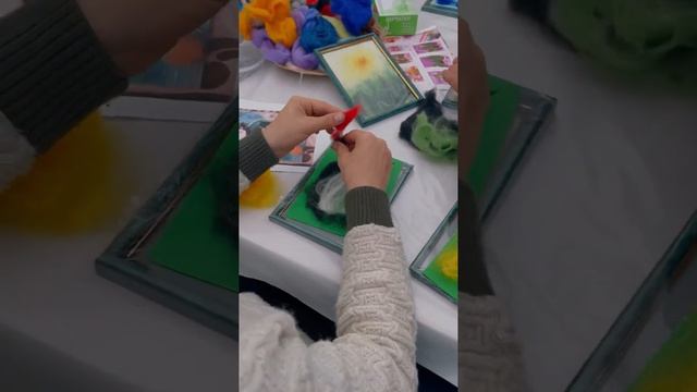 Мастер-класс "Картины из шерсти" от "Мастер Поделкин"