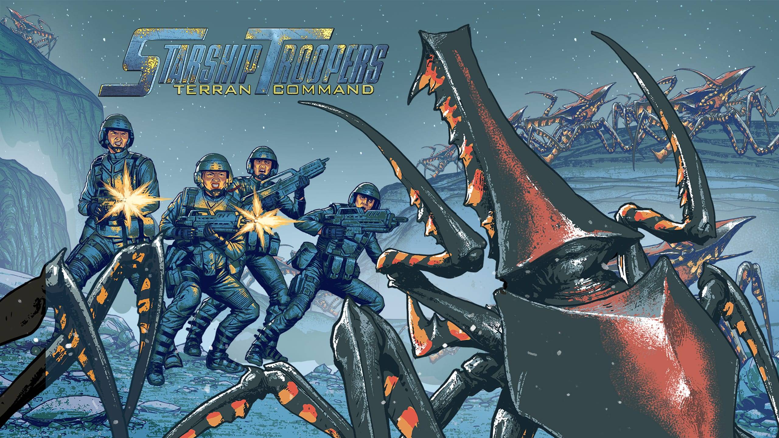 Starship Troopers Terran Command #9 {Плазмозады и подземелья; Дали энерджайзеров погонять!} ➤ [4k]