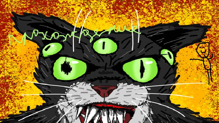 cat fred evil pet